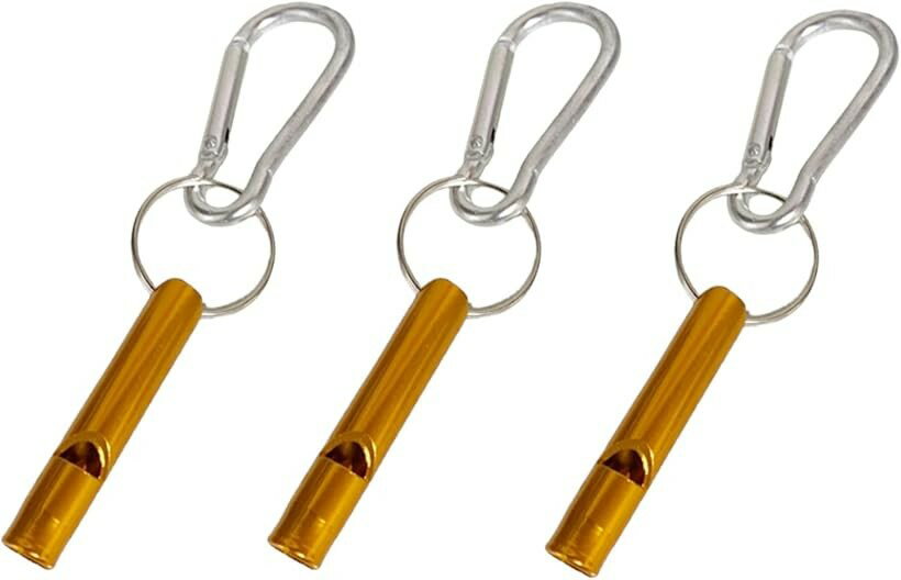 商品コード2bjijn11ti商品名ホイッスル キーリング カラビナ付 笛 軽量 アウトドア 防犯 防災 緊急 救援 スポーツ 登山 3個セットブランドルナリ使い方色々。登山やキャンプなどのアウトドアはもちろん防犯・防災用に持っておくといざ...