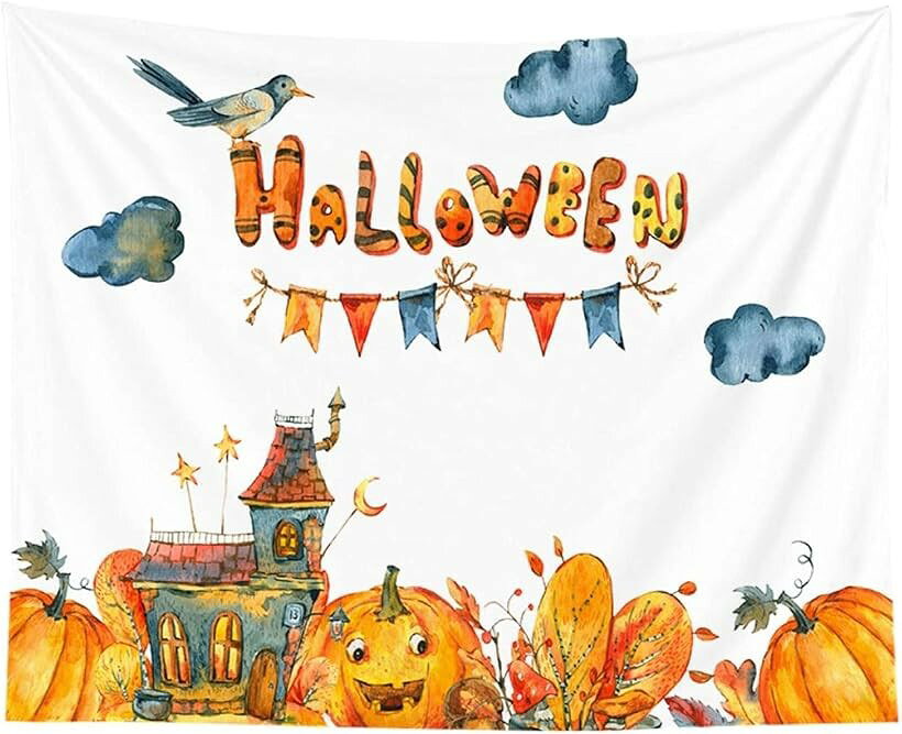 バリエーションコード : 2b2kkfowng商品コード2b2kkowsrd商品名タペストリー ハロウィン パーティー 収穫祭 かぼちゃ 壁掛 室内装飾 布 ウオールファブリック インテリア 130x150cm AブランドVICHE CAT...