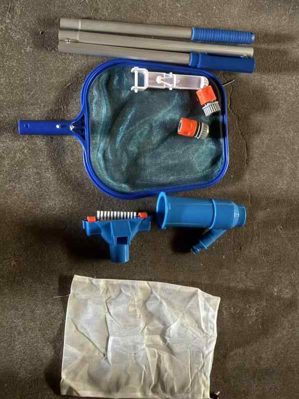 プール掃除用品 プールクリーナー 落ち葉 ゴミ 清掃 網 ネット ブラシ