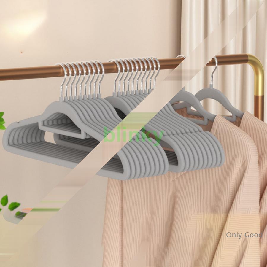 サイズset1=20本set2=30本長さ約42cm*高さ約21.5cm商品特徴●すべらない●跡がつかない●お洋服が変形しにくい●肩部分の歯状の凹み加工でお洋服をしっかりとキャッチ●軽くてかさばらないで収納便利跡がつきにくい肩の部分が丸く作...