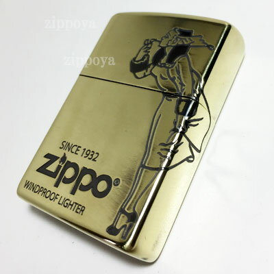 ■ 【ZIPPO（ジッポー）】 商品情報：(本体)縦53mm&times;横35mm&times;厚さ12mm　真鍮メッキ、いぶし仕上げ、エッチング（2面加工）Zippoの定番的デザインWINDY。表面から側面まで繋げたオールドテイストなア...