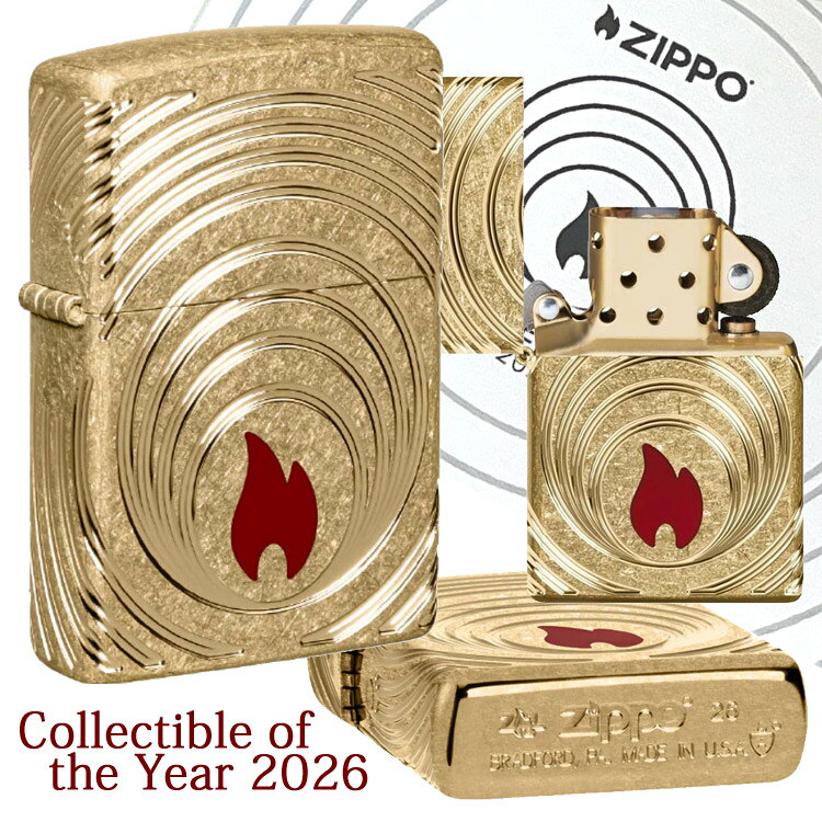 その一年を代表・象徴するZippo「コレクティブル・オブ・ザ・イヤー」。 2026年モデルのタイトルは「GENERATIONS（世代）」。会社を率いたブレイスデル家4世代から、ジッポーの従業員、顧客、コレクターの何世代にもわたる人々まで、ジ...