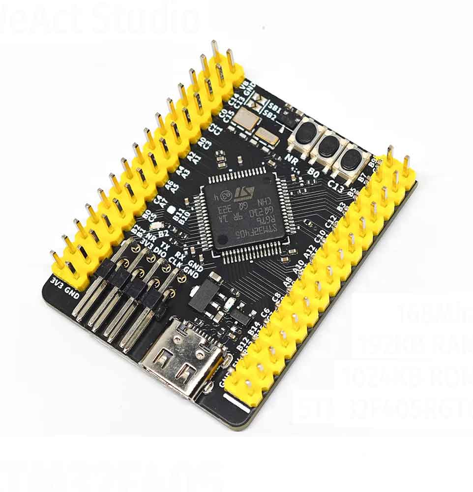 M32F405RGT6 高性能Foundationシリーズ、Arm Cortex-M4コア（DSPおよびFPU搭載）、1MBフラッシュメモリ、168MHz CPU、ARTアクセラレータ データリンクは、画像3の2次元バーコードで確認して下さ...