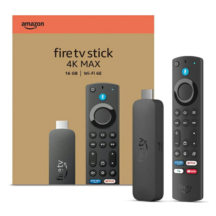 商品情報商品説明【お気に入りの動画配信サービスをテレビの大画面で楽しもう！】Amazon Fire TV Stick 4K Maxは、テレビのHDMI端子に接続して、映画やドラマ、動画配信サービスなどを楽しめるストリーミングメディアプレーヤ...