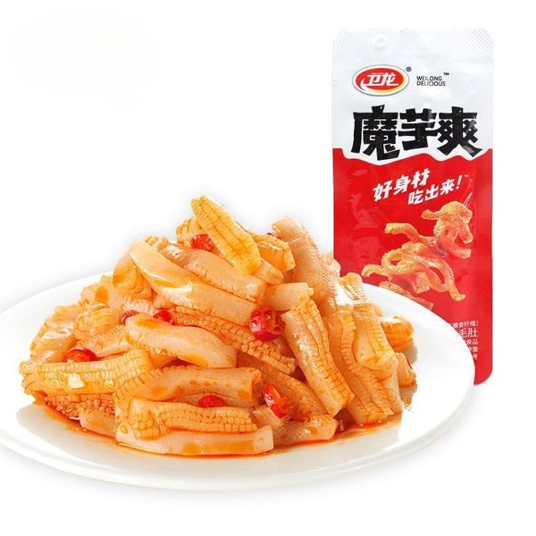 ※他店舗と在庫併用の為、品切れの場合は、ご容赦ください。商品名：魔芋爽 衛龍の定番辛条軽食 衛龍こんにゃく爽 中国のおいしい辛条 辣条辣片麻辣小吃 衛龍辛条辛片 中国辣条零食礼包 ?公室休?零食。保?期:180天 （製造日はパッケージの表面...