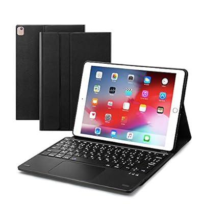 ® 最新型 iPad第9世代 iPad10.2/10.5インチキーボードケース JIS基準日本語配列 第8世代2020 bluetoothキーボード タッチパッド搭載 脱着式 2台のiOSデバイス切り替え可能 ipad air3 ipad ...