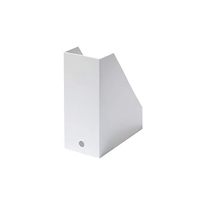 収納ケース ファイルボックス ワイド 約幅13×奥25.3×高30.7cm オールホワイト (不透明) 日本製 MX-29 卓上収納 立てる収納 シリーズ累計販売数1,000万個突破 おしゃれブランド色オールホワイトモデルMX-29商品説明...