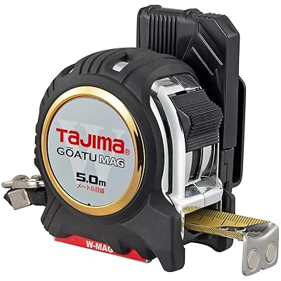 (Tajima) コンベックス 剛厚テープ5m×25mm 剛厚セフGロックダブルマグ25 GASFGLWM2550ブランド色イエローモデルGASFGLWM2550商品説明【商品概要】用途:長さ測定用目盛仕様:メートル目盛、JIS1級、両面目...