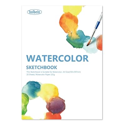 ホルベイン 用途別スケッチブック 水彩画用ブック YWC-A4 アルビレオ水彩紙 中目 151g A4サイズ 20枚綴じ 271201ブランド色ホワイトモデル271201商品説明【商品概要】原料 パルプ（長繊維）中紙/紙厚 アルビレオ水彩紙...