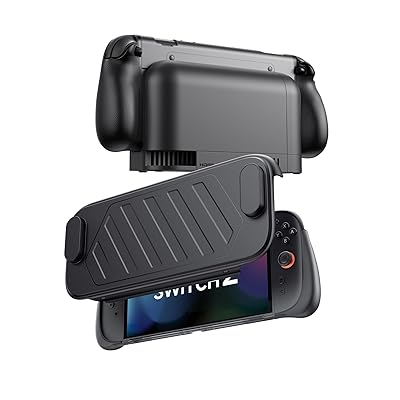 分体式保護ケース（Switch 2対応）｜TPU製ミドルフレーム＆PC製フェイスカバー｜滑り止め付きエルゴノミックグリップ｜ゲームカード10枚収納｜スタンド使用対応｜衝撃吸収＆傷防止（PC0114）ブランド色ブラックモデルPC0114商品説...