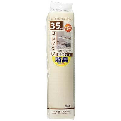 ズレにくい消臭棚敷きシート 35cm幅 無地 クリームブランド色マルチモデルWZ75665商品説明【商品概要】商品サイズ(約)：W350×D1×H3600mmポリエチレン成分:無機複合消臭剤有機系抗菌・防カビ剤【商品説明】【商品詳細】商品種...