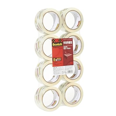 スコッチ ガムテープ 梱包テープ 中軽量用 48mm×50m 8巻パック 313 8PNブランド色透明モデル313 8PN商品説明【商品概要】【製品情報】サイズ(厚さ×幅×長さ):0.065mm×48mm×50m / 入り数:8巻 / 巻芯...