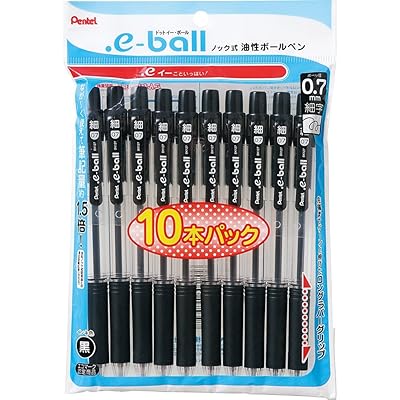 油性ボールペン ドットイー XBK127A0 0.7黒 10本パックブランド色黒モデルXBK127A0商品説明【商品概要】サイズ:幅 40mm ×奥行 13mm × 長さ 210mm重さ:13gパック入りボール径:0.7mm材質:先金、軸、...