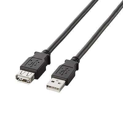 USB延長ケーブル USB2.0 A-Aメスタイプ 3m ブラック U2C-E30BKブランド色ブラックモデルU2C-E30BK商品説明【商品概要】USB(Aタイプ)のインターフェイスを持つメモリーカードリーダやマウス、キーボードなどの周辺...