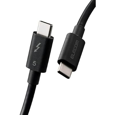 USB-C Thunderbolt 5 ケーブル 1m 240W 高速データ転送 USB PD対応 8K/60Hz 最大120Gbps スリムケーブル採用 [Thuderbolt 4 / Thunderbolt 3, USB4 互換] 【I...